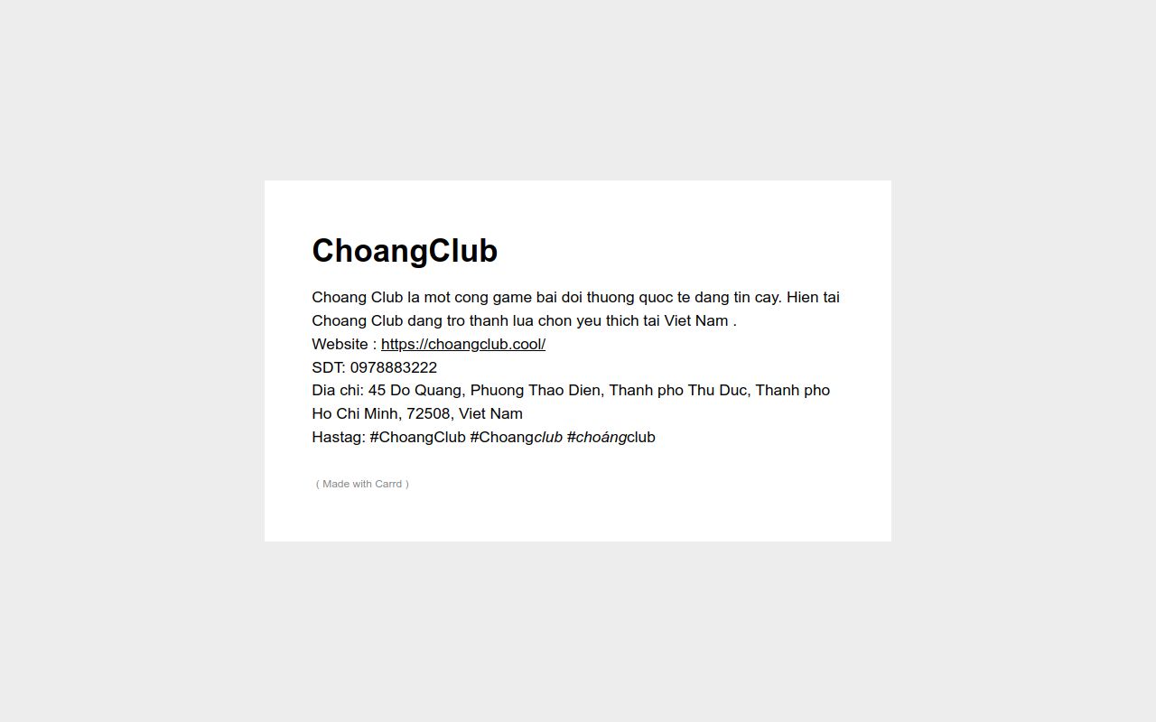 ChoangClub